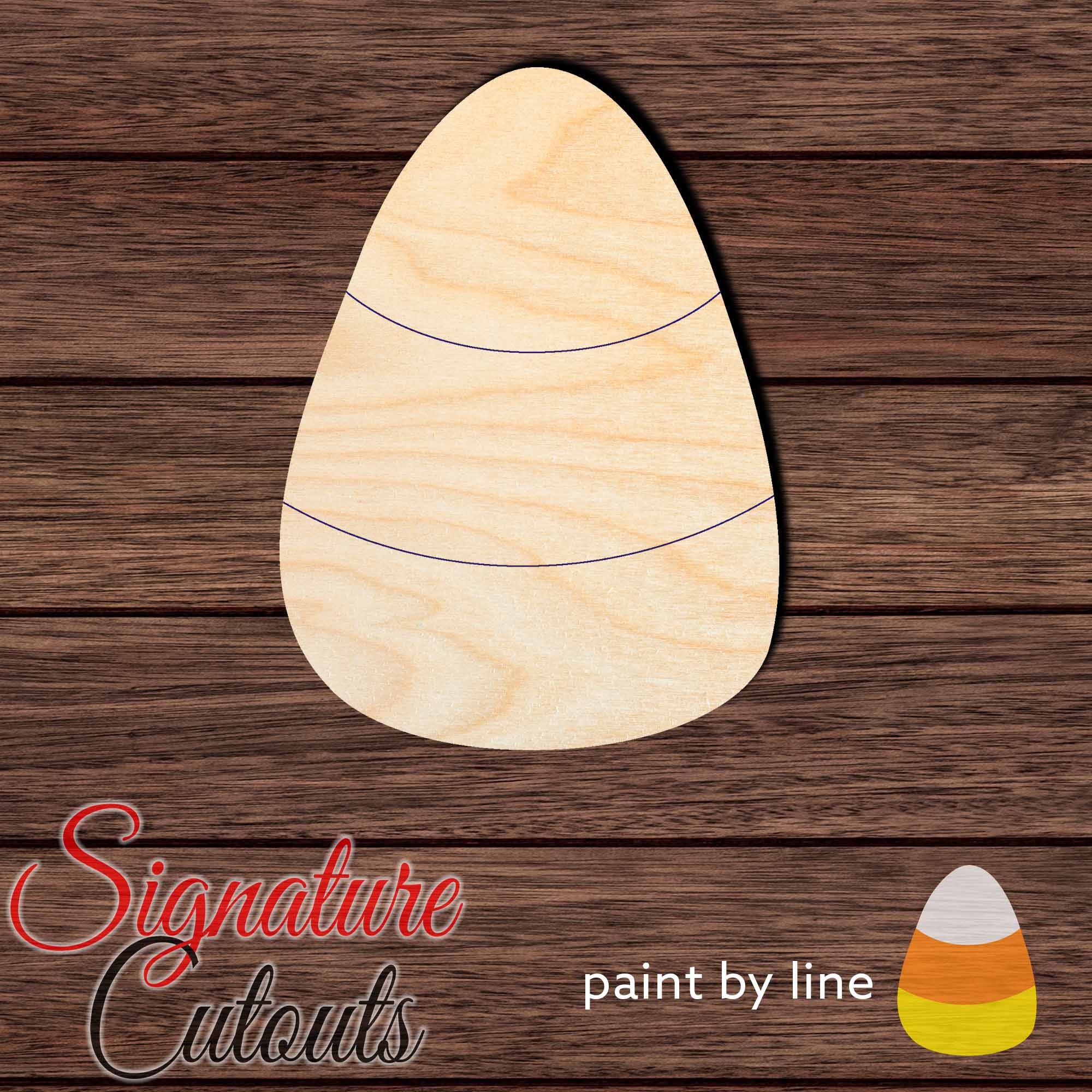 Candy Corn 001 Shape Cutout – Signature Custom Works