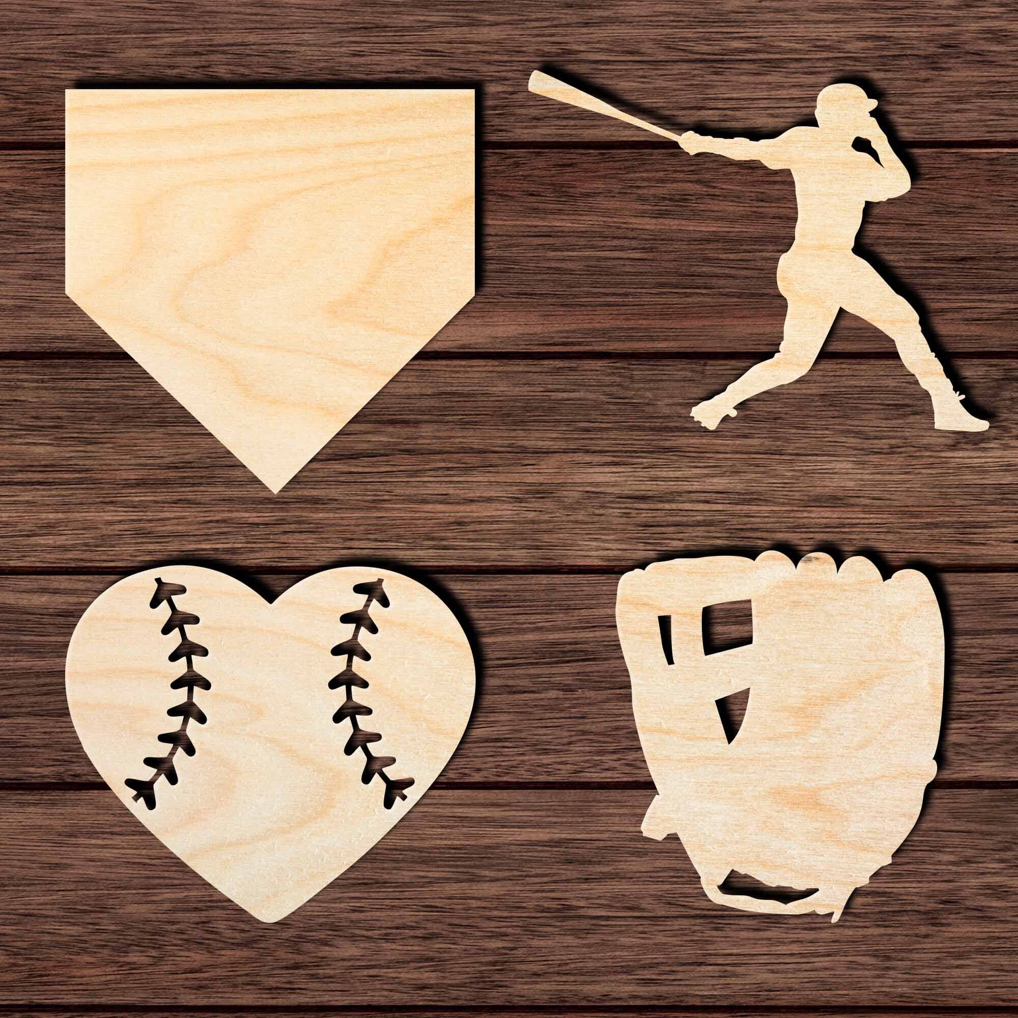 Baseball Shape Cutouts – Wood & Acrylic Sports Blanks – Signature ...