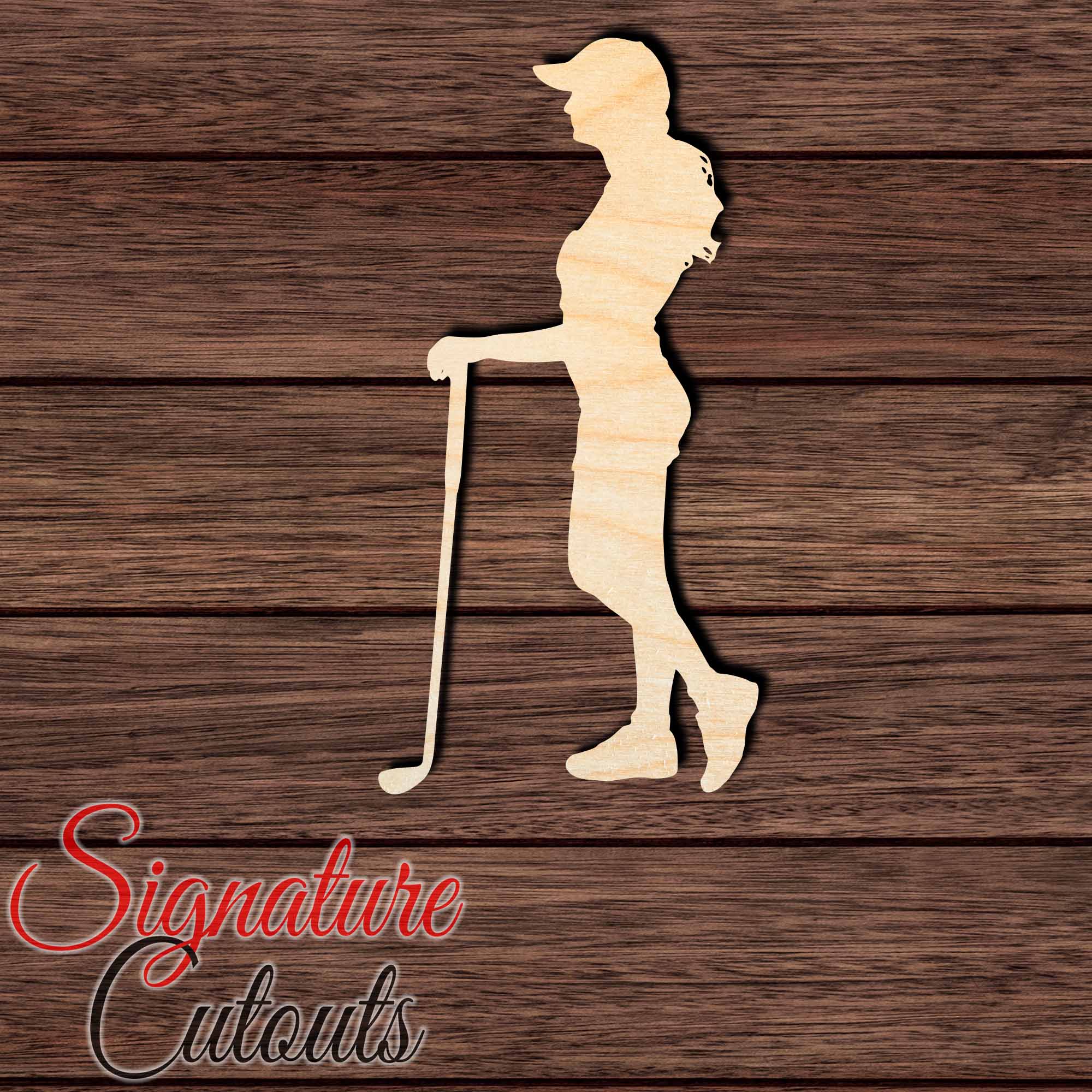 Female Golfer 001 Shape Cutout – Signature Custom Works