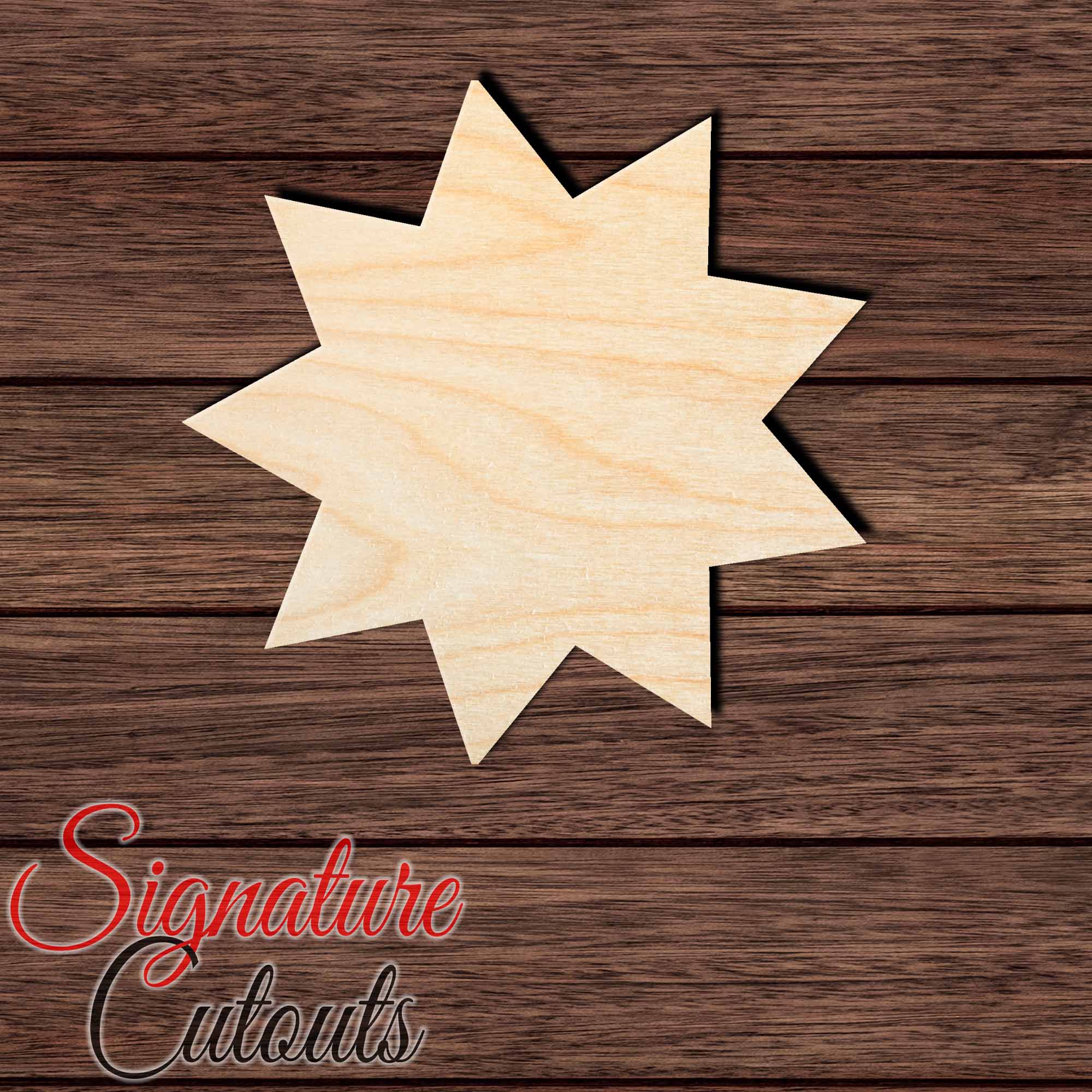 9 Point Star Shape Cutout – Signature Custom Works
