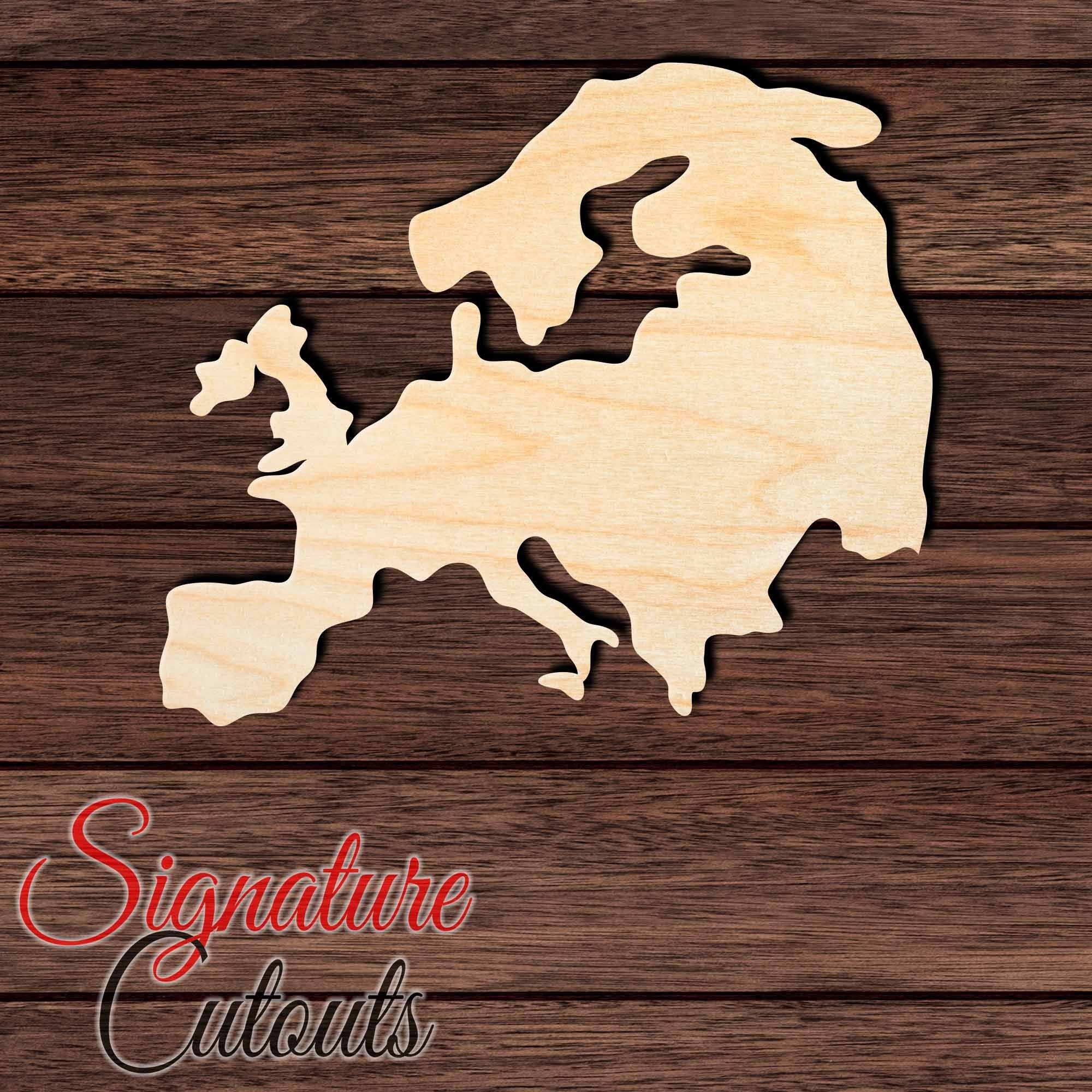 Europe Shape Cutout – Signature Cutouts