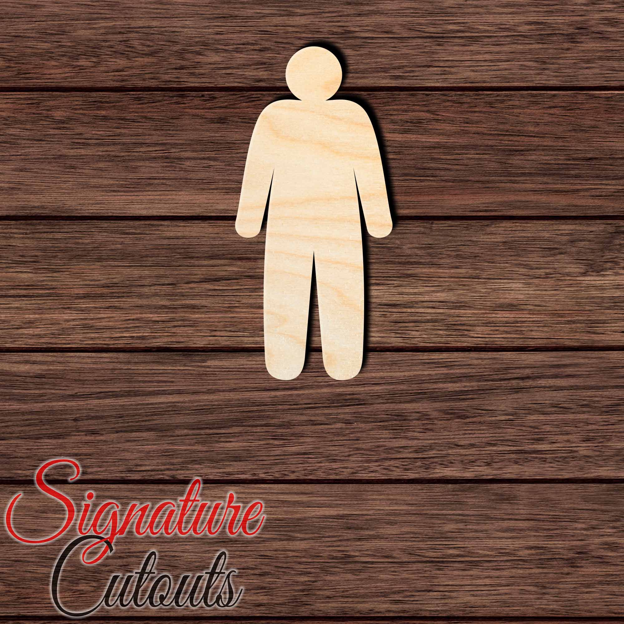 Person Figure 002 Shape Cutout – Signature Custom Works