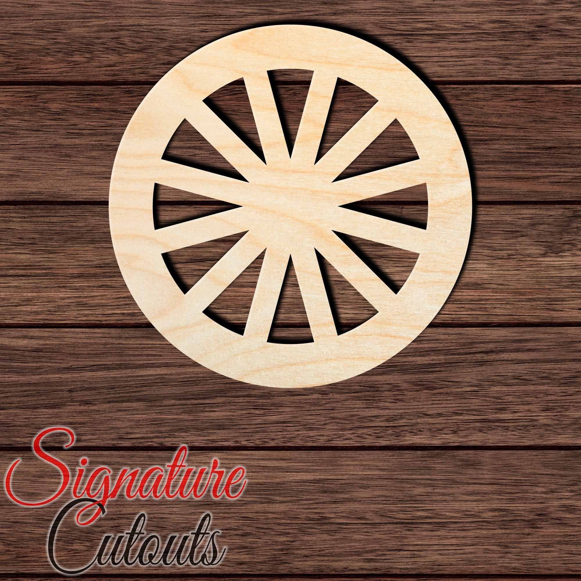Wagon Wheel 001 Shape Cutout – Signature Custom Works